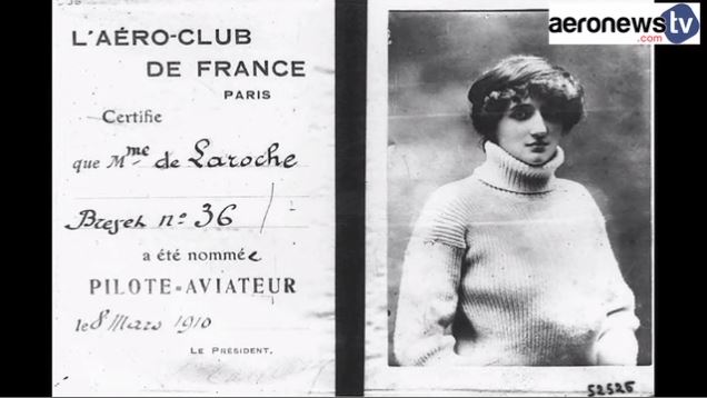 Elisa Deroche, la première femme pilote » PEMA 2M